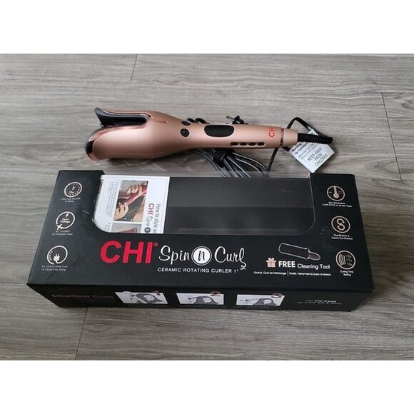 Hair | New Spin N Curl Curling Iron For Healthy Shiny Effortless Curls ...